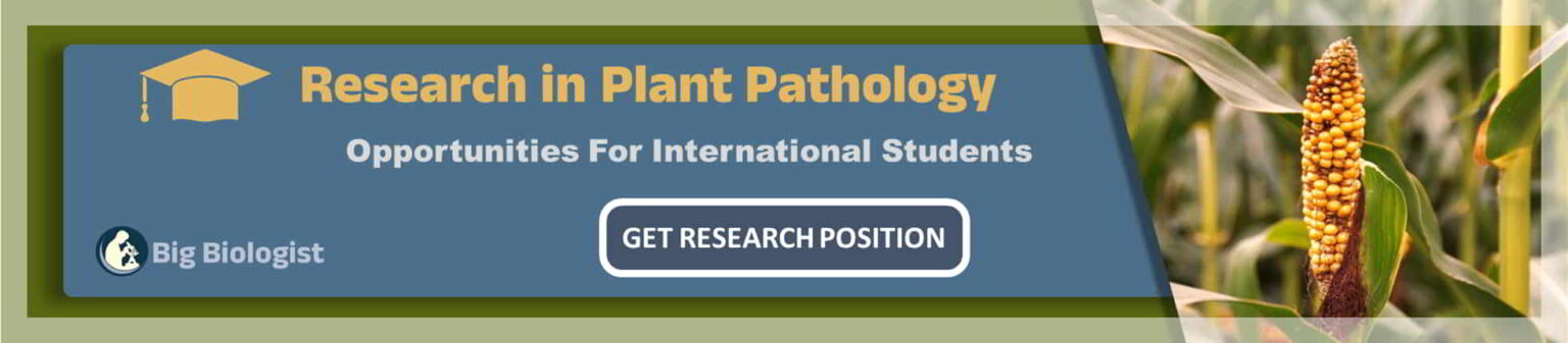 Postdoc in Plant Pathology: Fellowships, Positions, Jobs - Big Sciences